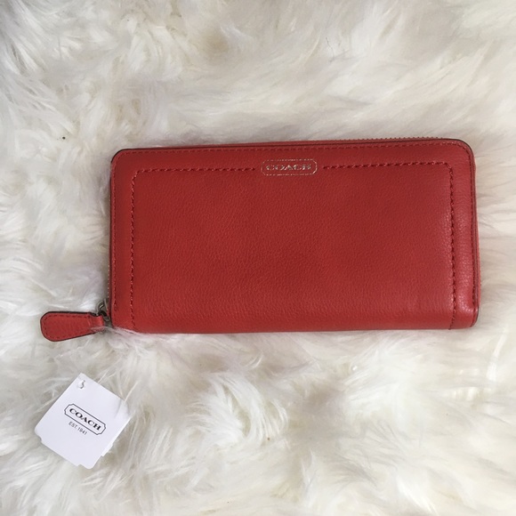 Coach | Bags | Coach Cherry Red Wallet | Poshmark